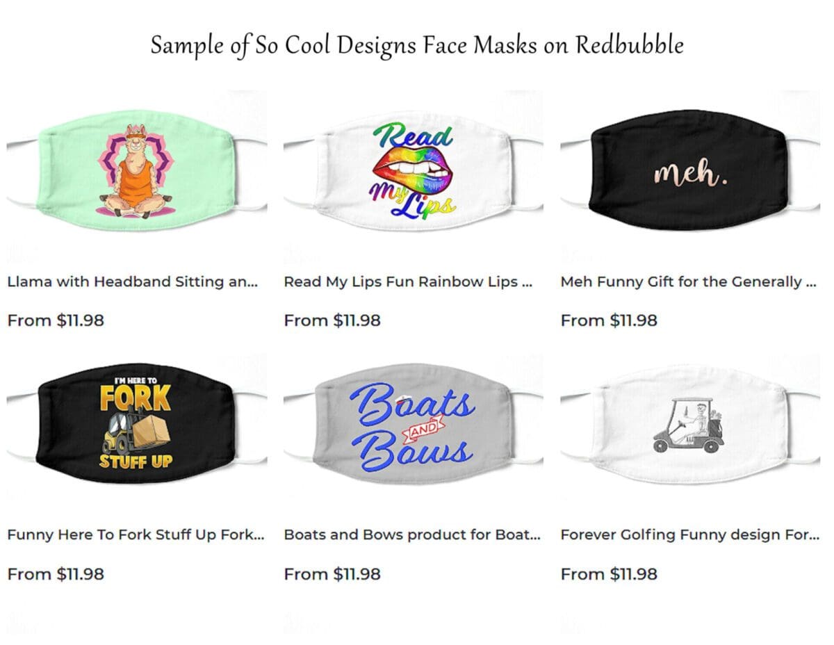 Fun Fashion Face Masks - So Cool Designs