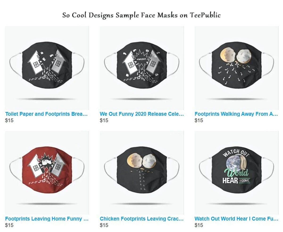 Fun Fashion Face Masks - So Cool Designs